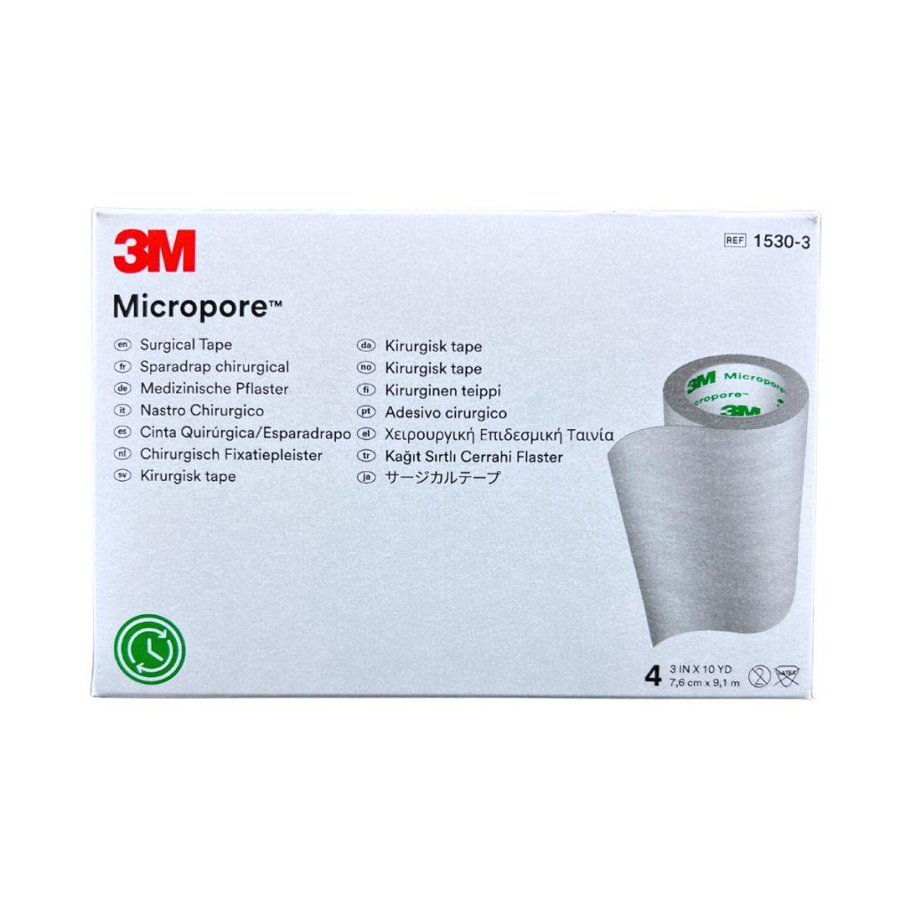 Micropore 3" C/4 Rollos Cinta Adhesiva Microporosa 15303 3M - mopermedical.com